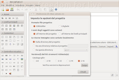 Glade: Creazione di interfacce del toolkit GTK+ 2! Ora anche Portable ...